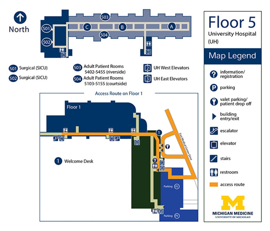 Floor 5 - University Hospital | University of Michigan Health