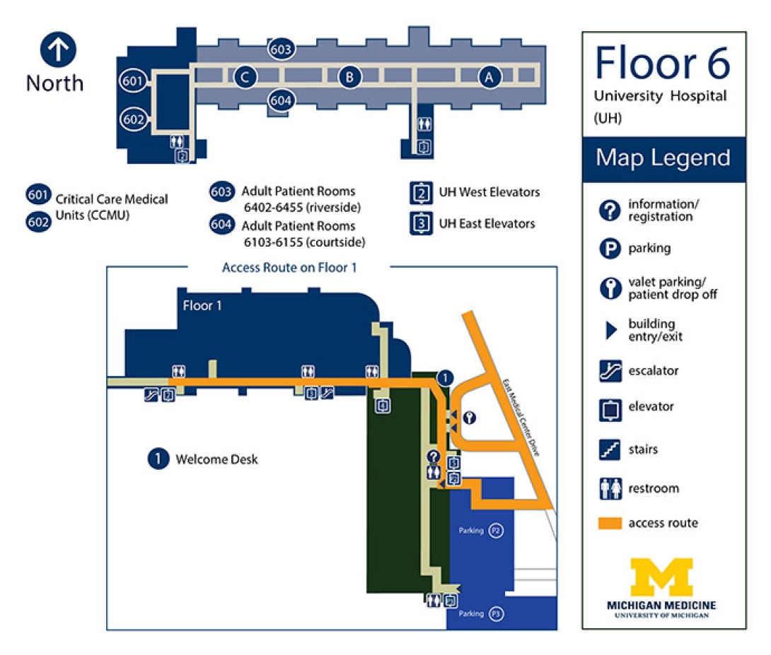 Floor 6 - University Hospital | University of Michigan Health