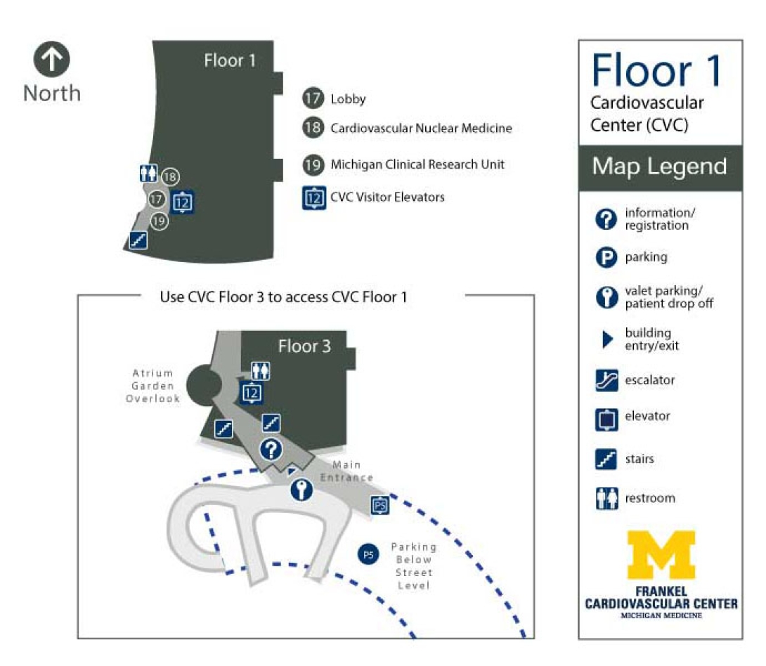 Floor 1 - Frankel Cardiovascular Center | University of Michigan Health