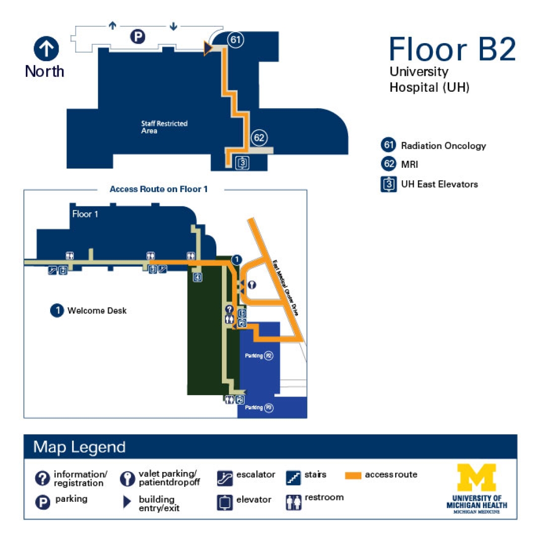 Floor B2 - University Hospital | University of Michigan Health