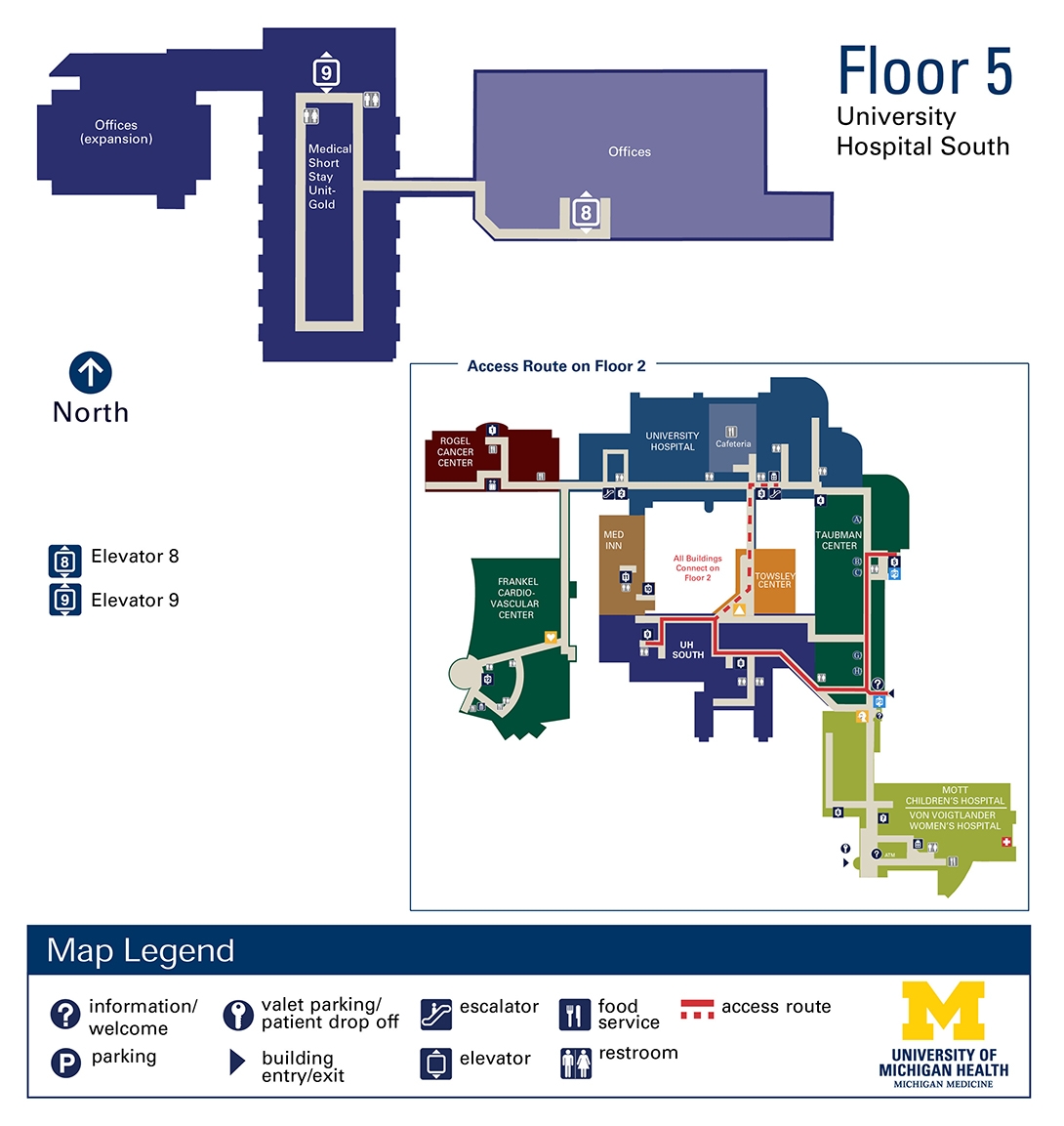 Floor 5 - University Hospital South | University of Michigan Health
